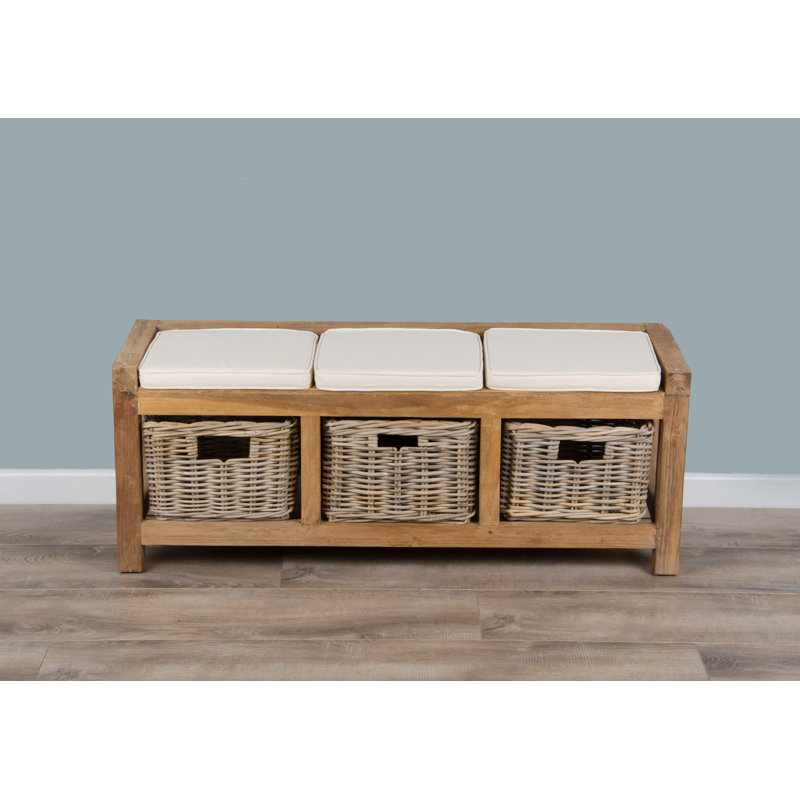 Union Rustic Alyson Upholstered Storage Bench & Reviews | Wayfair.co.uk